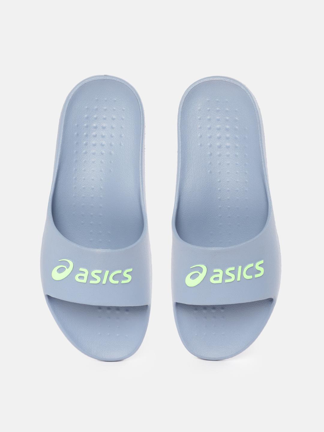 Buy ASICS Unisex Brand Logo Textured Sliders - Flip Flops for Unisex ...
