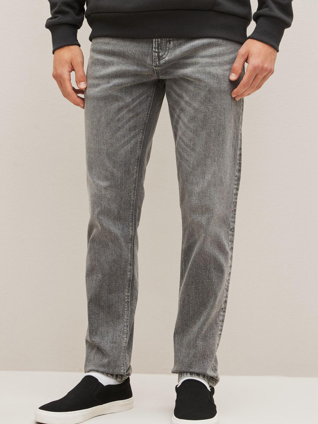 Buy NEXT Men Slim Fit Heavy Fade Stretchable Jeans - Jeans for Men ...