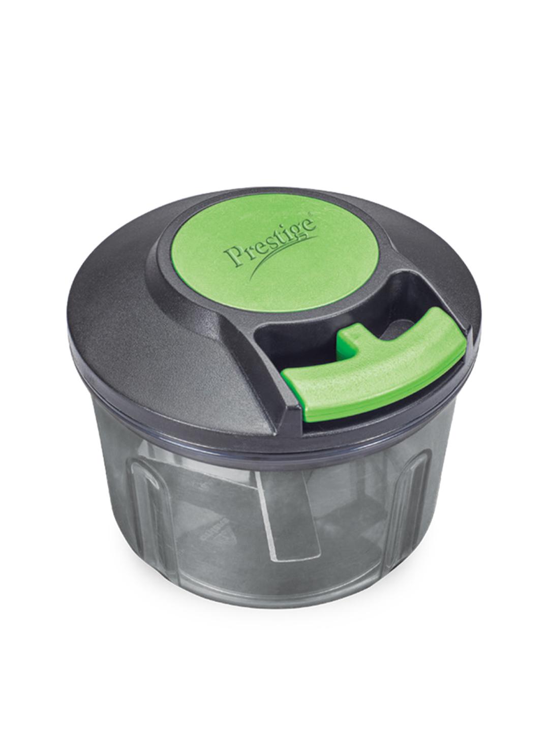 Buy Prestige Black & Tranparent Veggie Cutter With 3 Stainless Steel ...