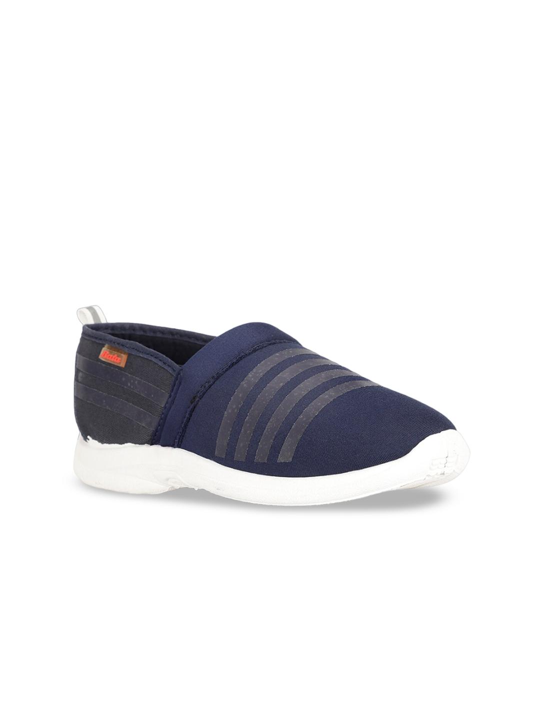 Buy Bata Women Striped Textile Comfort Insole Slip On Sneakers - Casual ...