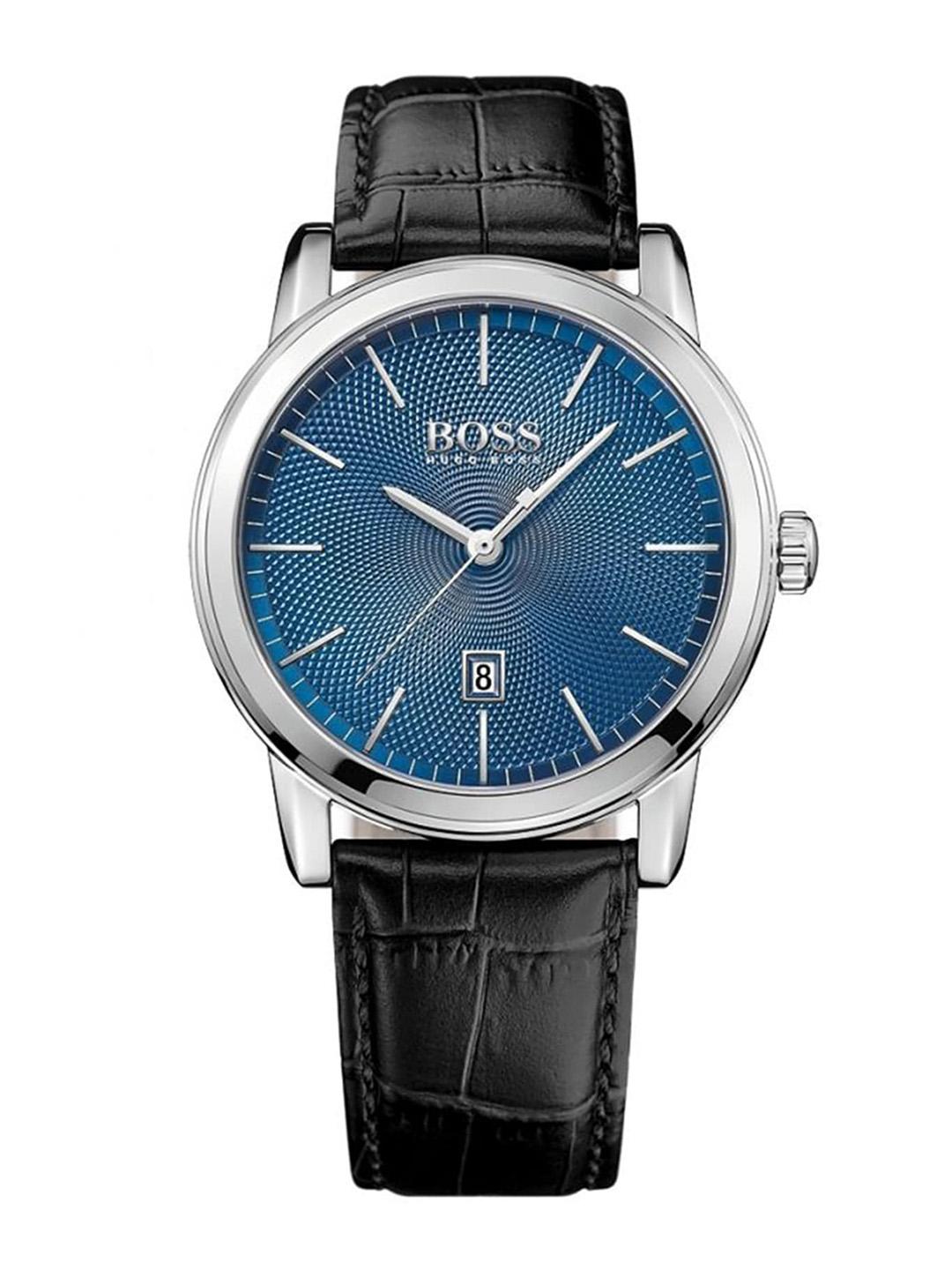 Buy BOSS Classic 1 Men Leather Straps Analogue Watch 01513400 - Watches ...