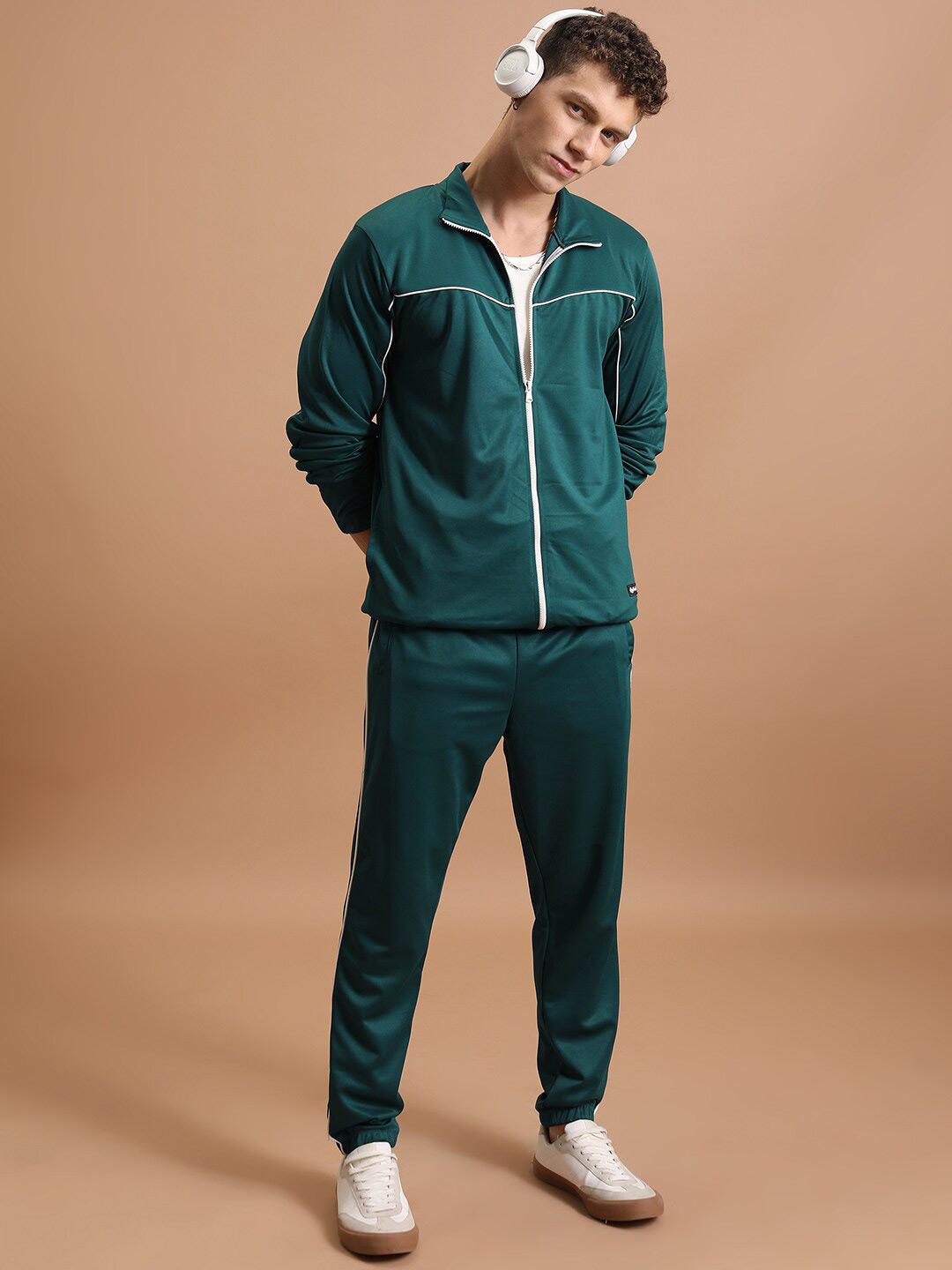 Buy HIGHLANDER Regular Fit High Neck Full Zip Jacket With Slim Fit ...