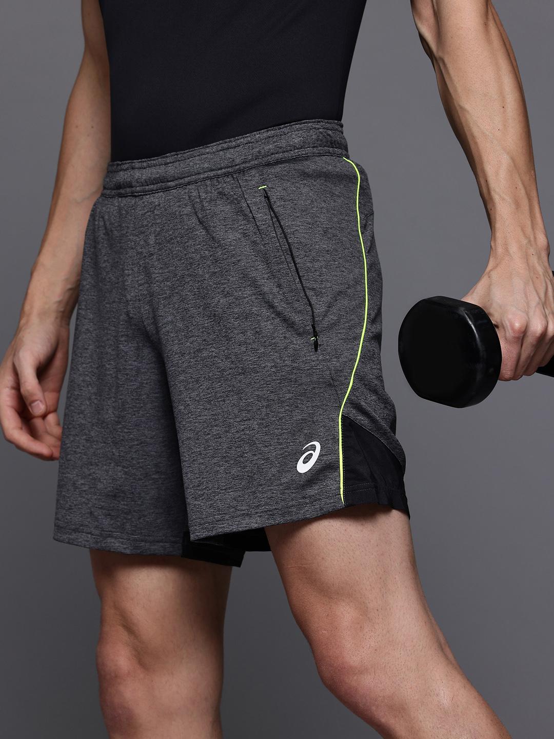Buy ASICS Men Heather 7 Inches Knit Training Sports Shorts With ...