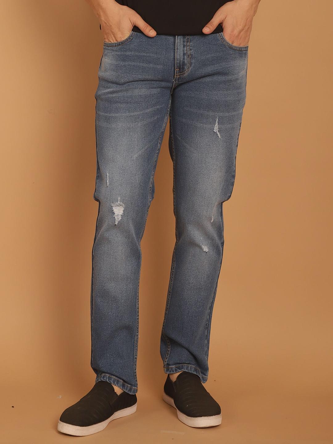 Buy The Roadster Lifestyle Co. Men Heavy Faded Mildly Distressed ...