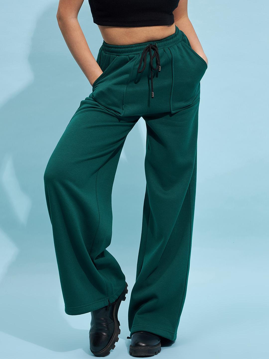Buy STREET 9 BASICS Women Relaxed Cotton Loose Fit Trousers - Trousers ...