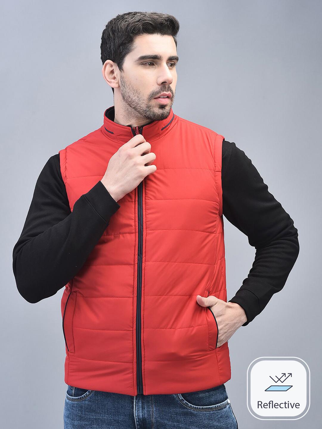 Buy CANOE Mock Collar Sleeveless Reversible Padded Jacket - Jackets for ...