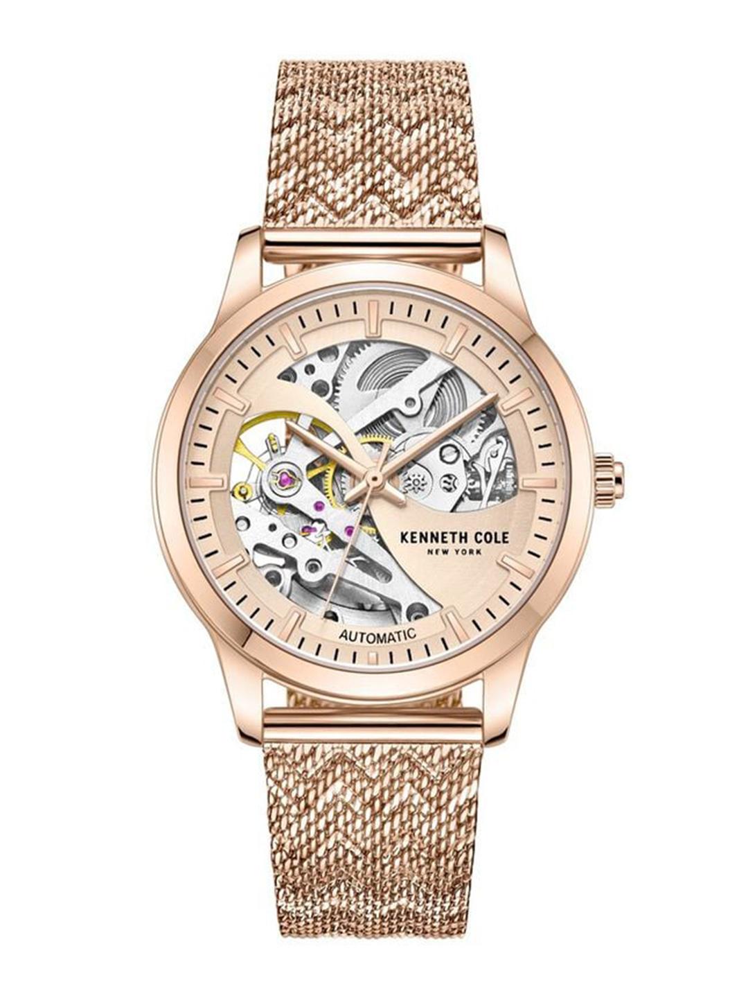 Buy Kenneth Cole Automatic With Rose Gold Dial Watch For Women ...