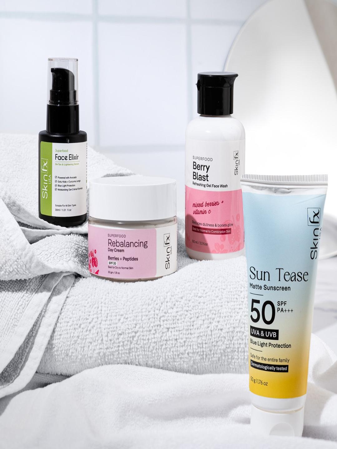 Buy Skin Fx 4 Pcs Superfood Goodbye Sun Damage Kit - Skin Care Combo ...