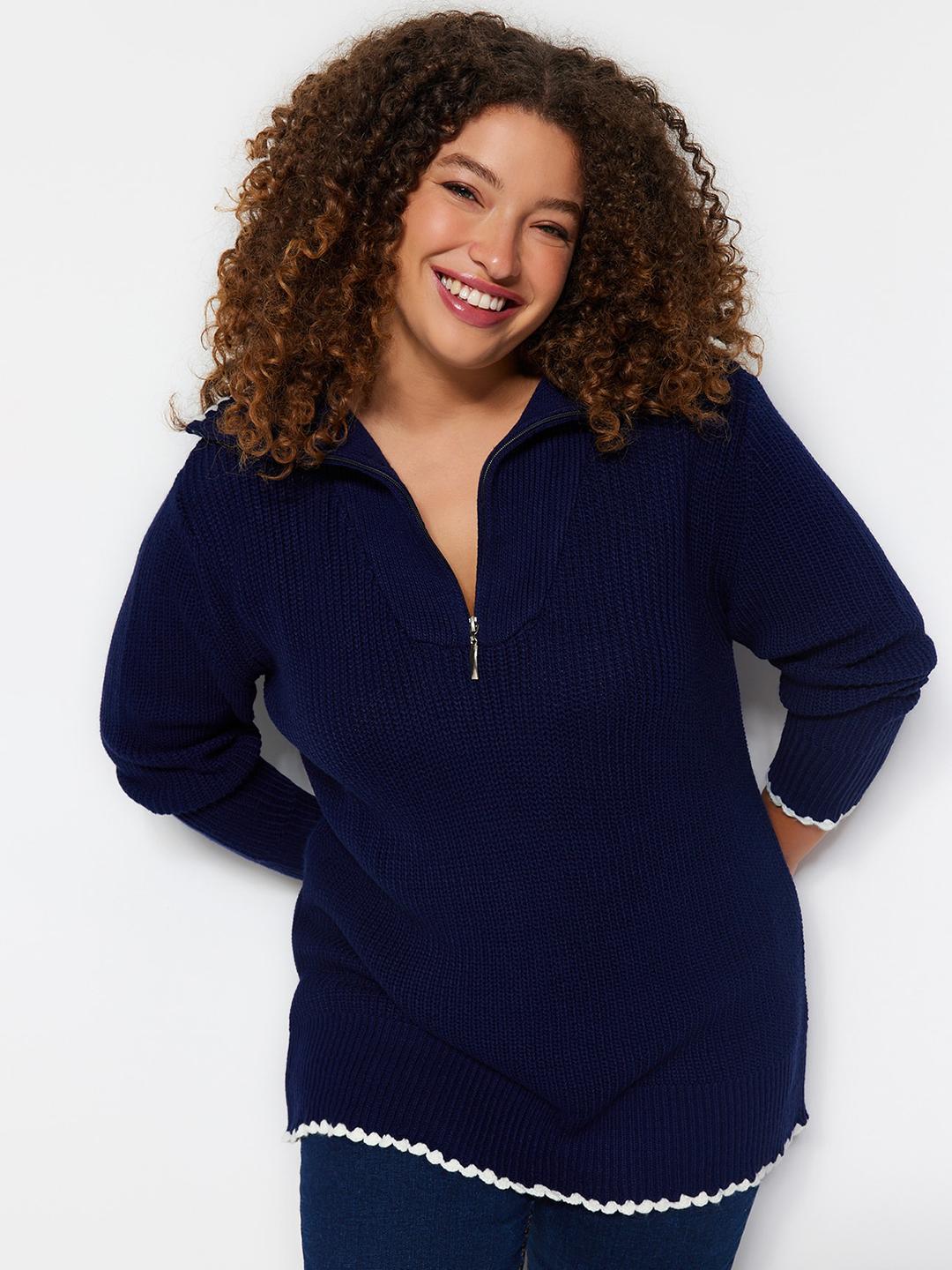 Buy Trendyol High Neck Acrylic Pullover - Sweaters for Women 27115282 ...