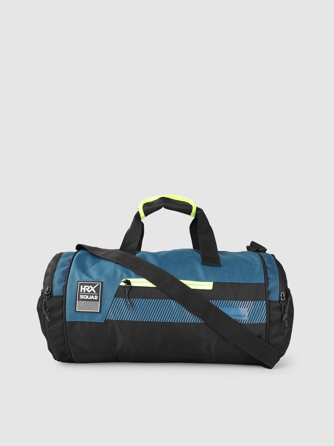 Buy HRX By Hrithik Roshan Colourblocked Medium Duffel Bag - Duffel Bag ...