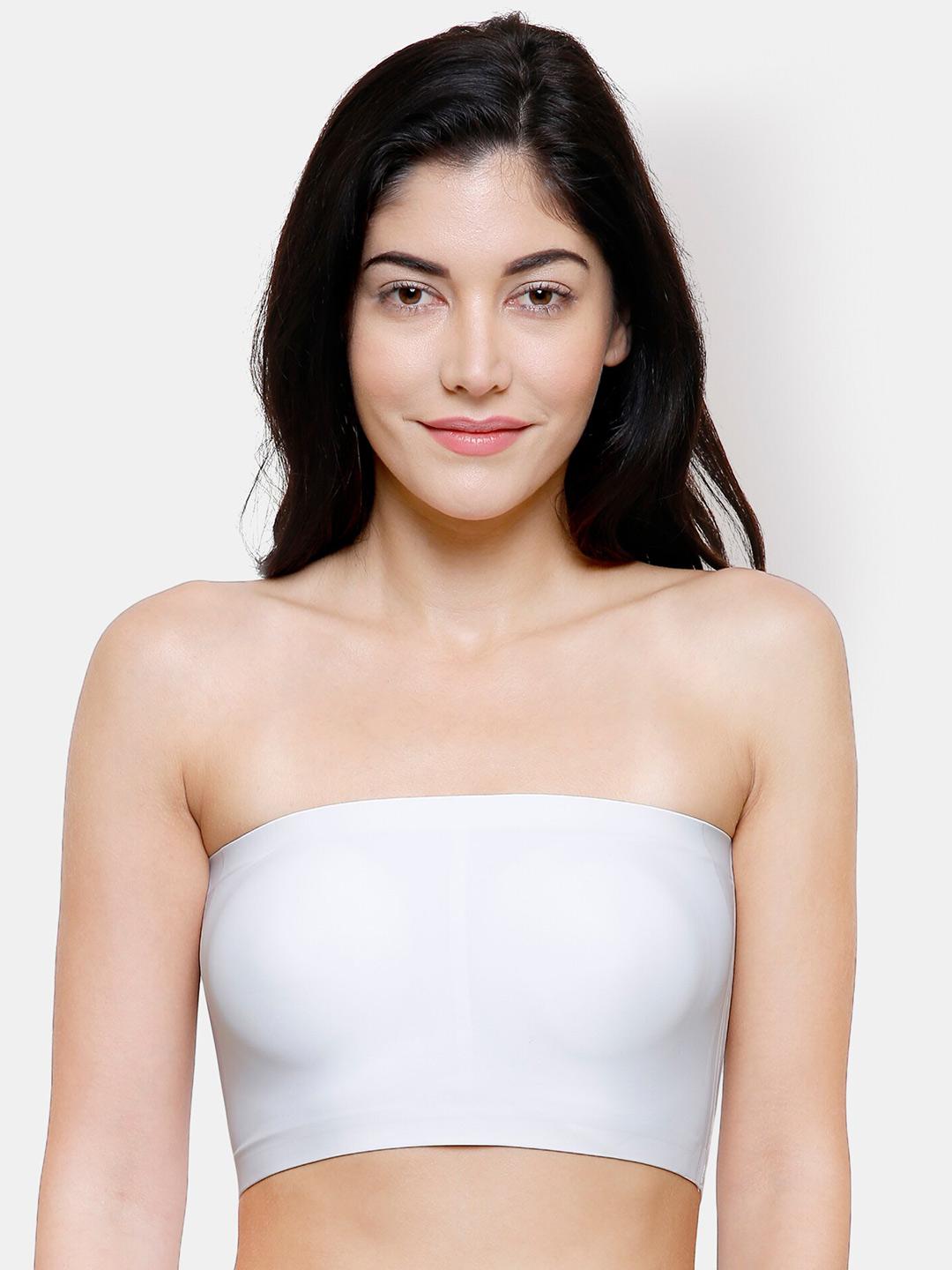 Buy FashionRack All Day Comfort Bandeau Bra Half Coverage Lightly ...