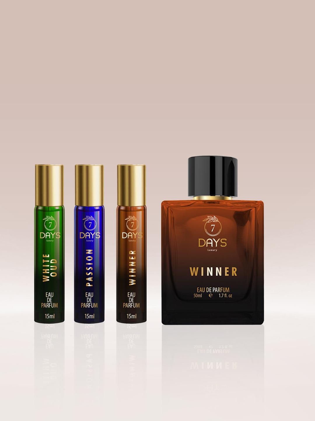 Buy 7DAYSNATURAL 4 Pcs Of Winner Parfum 50ml & White Oud, Passion ...
