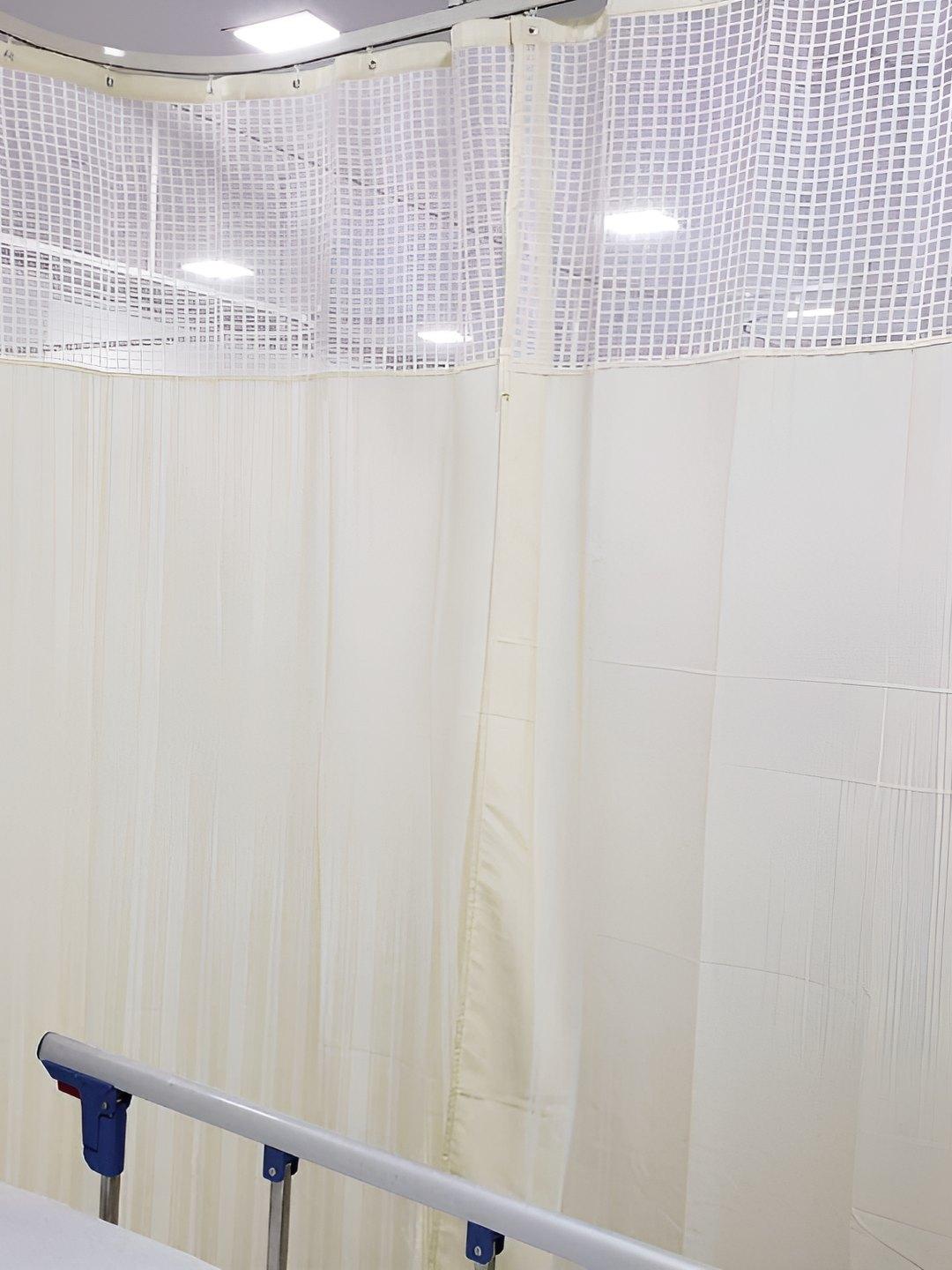 Buy CASA NEST Cream Coloured Long Door Hospital Partition Curtain ...