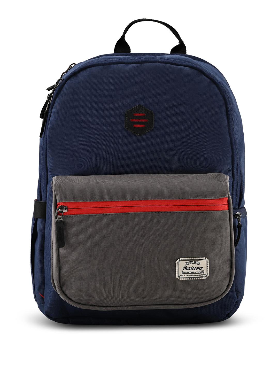 Buy Harissons Unisex Colourblocked Backpack - Backpacks for Unisex ...