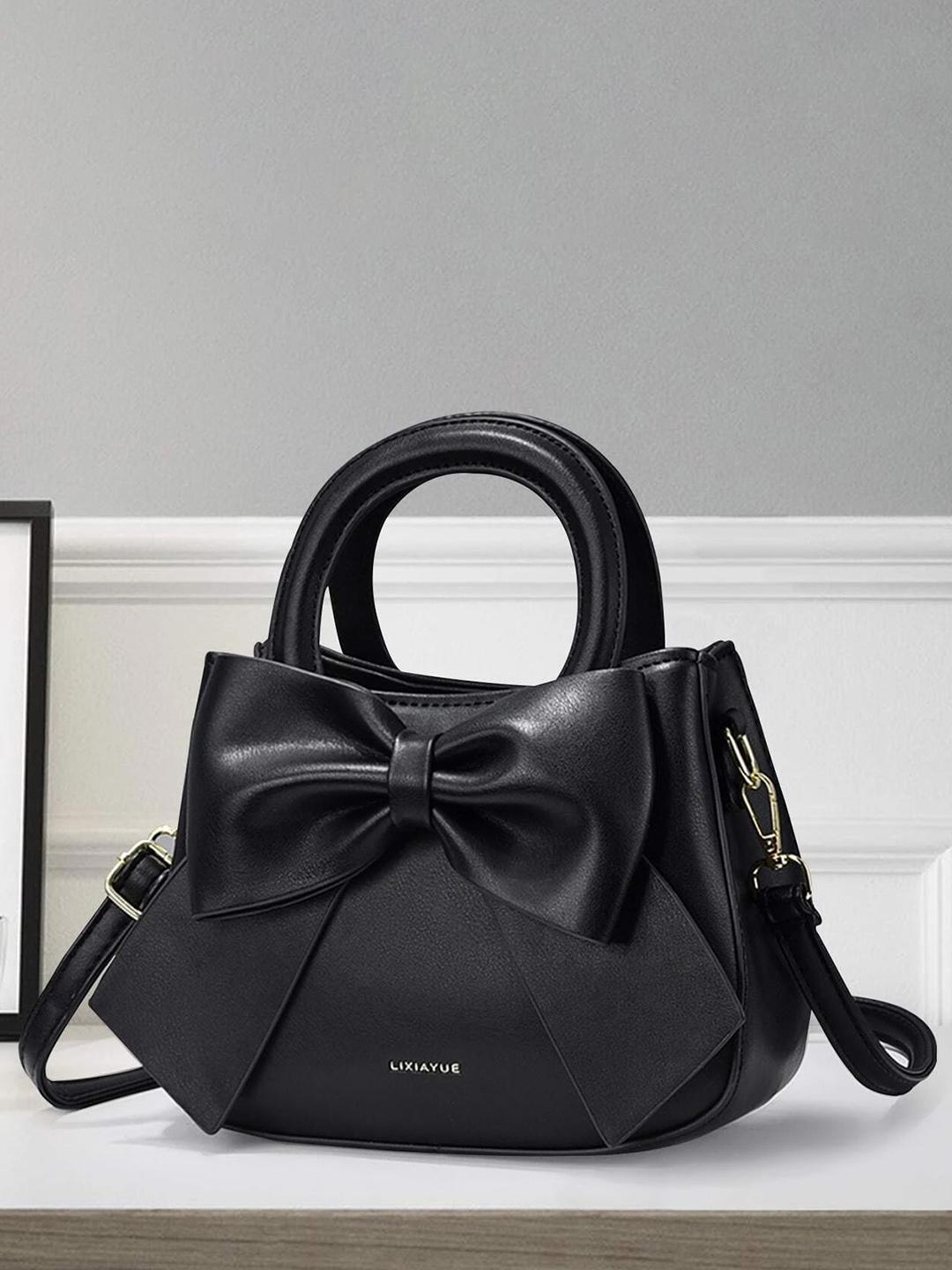 Buy SYGA Structured Handheld Bag With Bow Detail - Handbags for Women ...