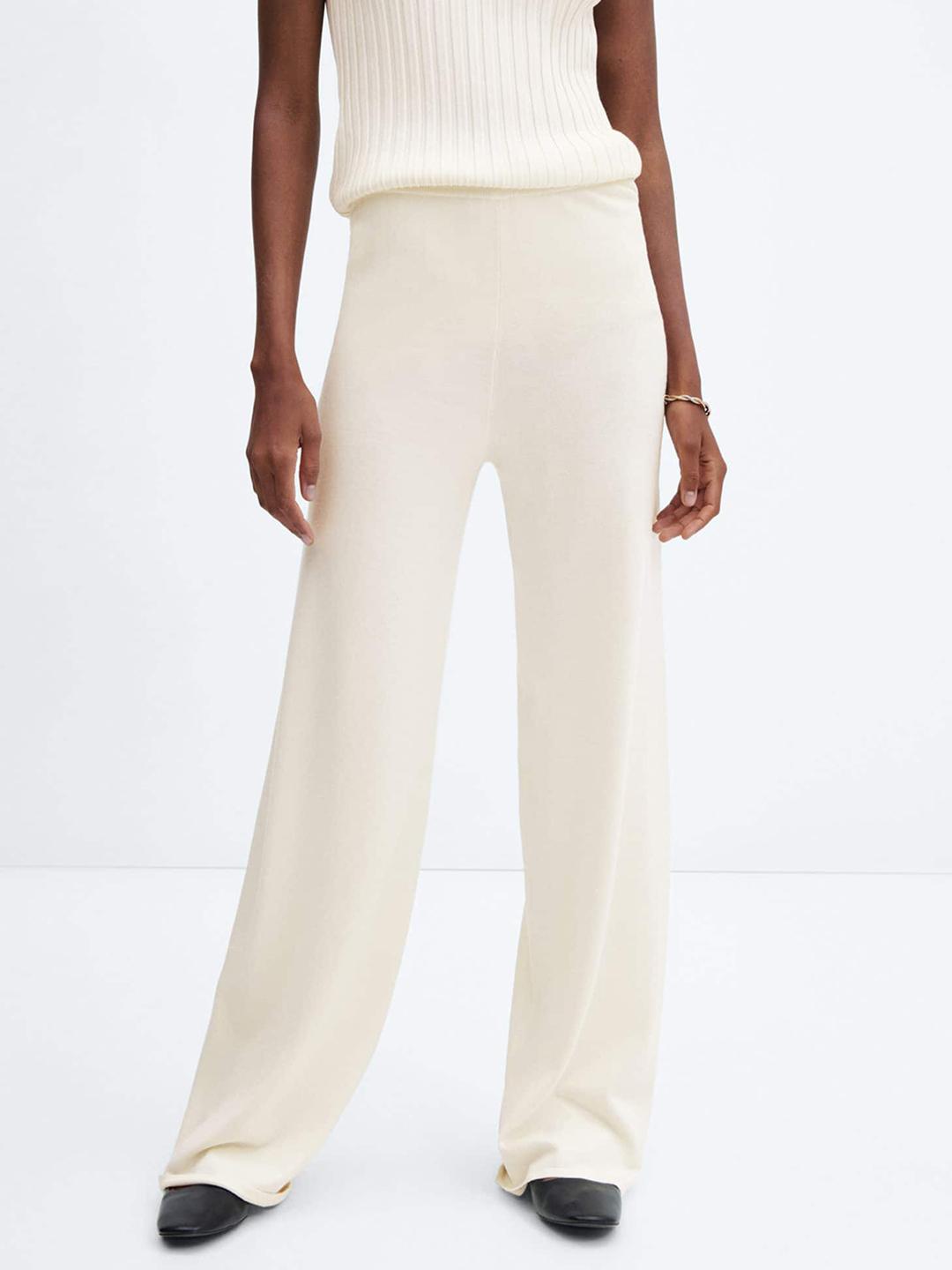Buy MANGO Women Regular Fit Trousers - Trousers for Women 27351920 | Myntra