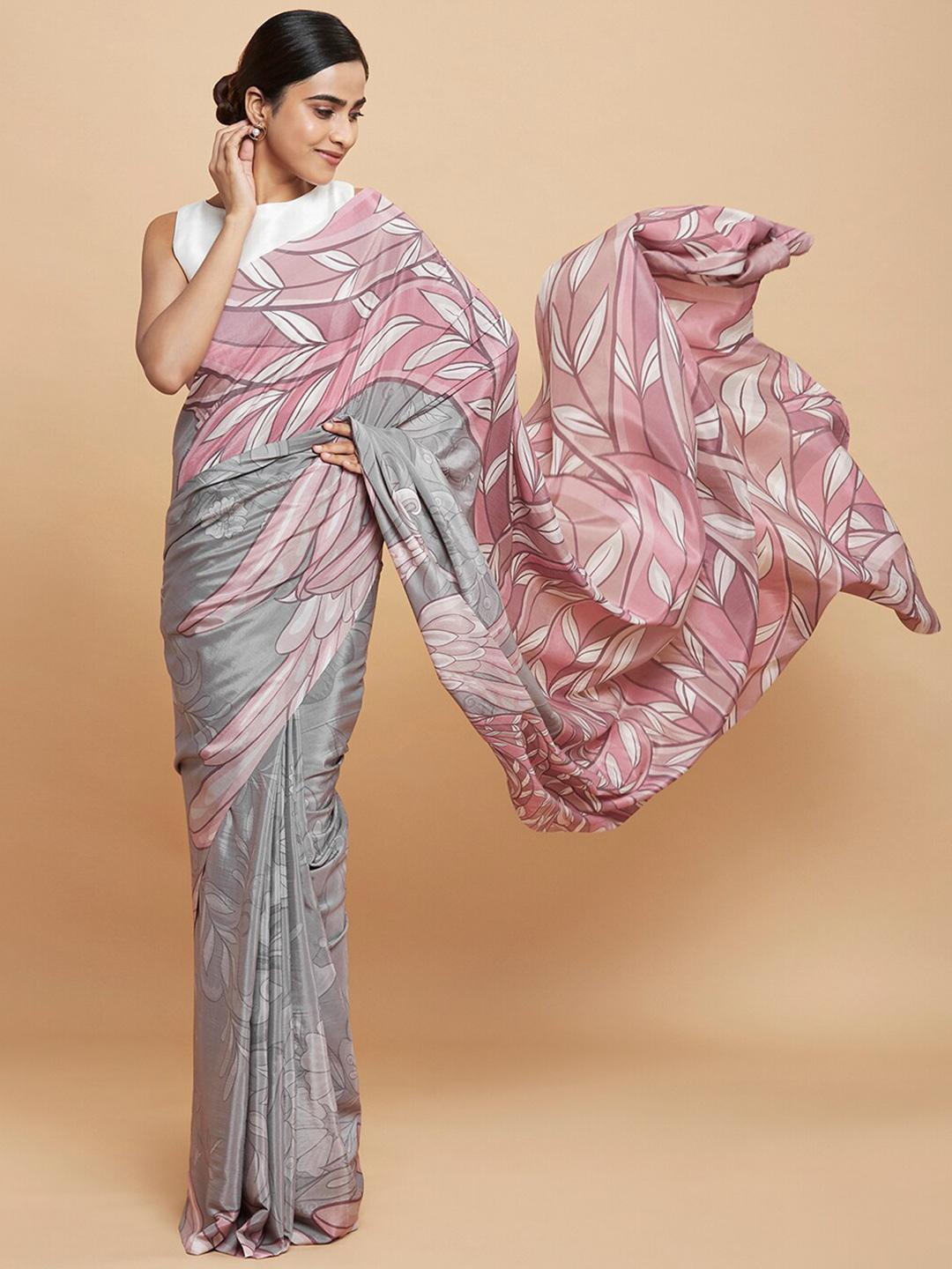 Buy Navyasa By Liva Floral Printed Saree - Sarees for Women 27355486 ...