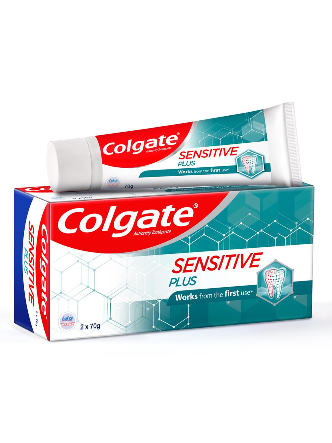 Buy Colgate 2 Pcs Sensitive Plus Toothpaste For Sensitivity Relief 70g ...