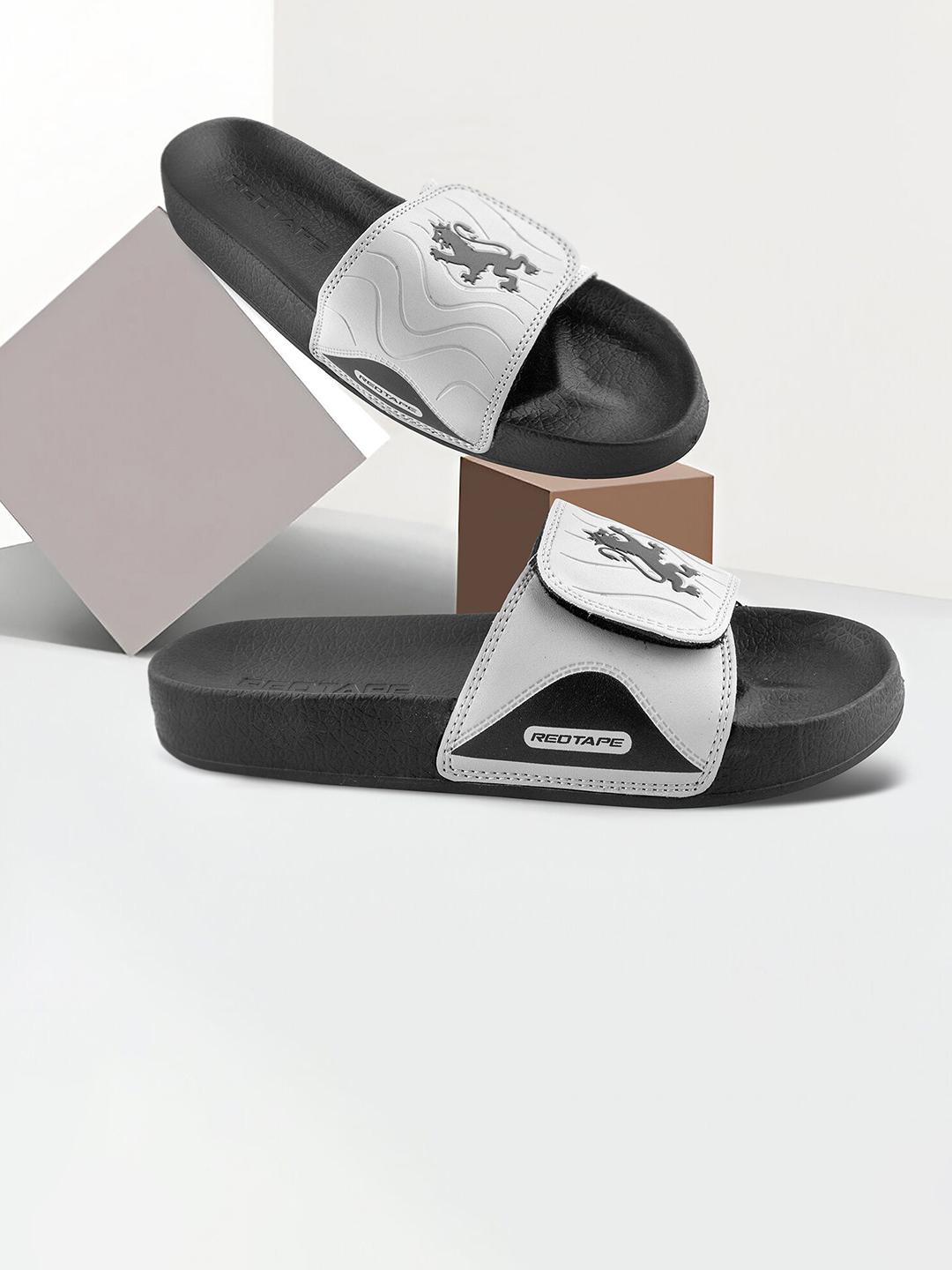 Buy Red Tape Men Printed Rubber Sliders - Flip Flops for Men 27421284 ...