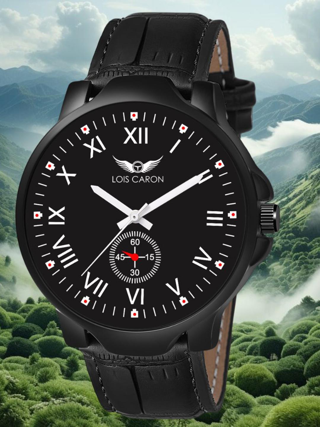 Buy LOIS CARON Men Leather Straps Analogue Watch MLC 4249 - Watches for ...