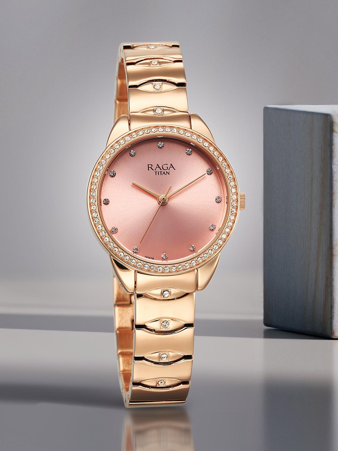 Buy Titan Raga Showstopper Quartz Analog With Pink Dial Watch For Women ...