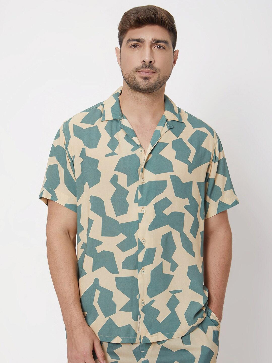 Buy Mufti Abstract Printed Casual Shirt - Shirts for Men 27431630 | Myntra