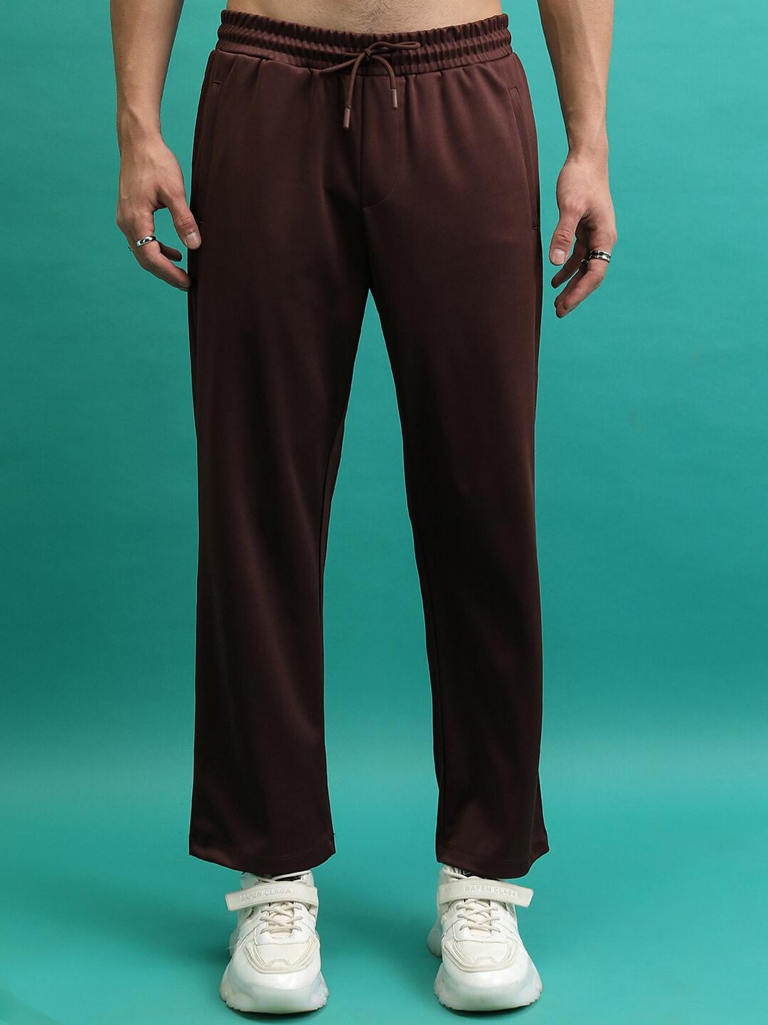 Buy HIGHLANDER Men Mid Rise Straight Fit Track Pants - Track Pants for ...