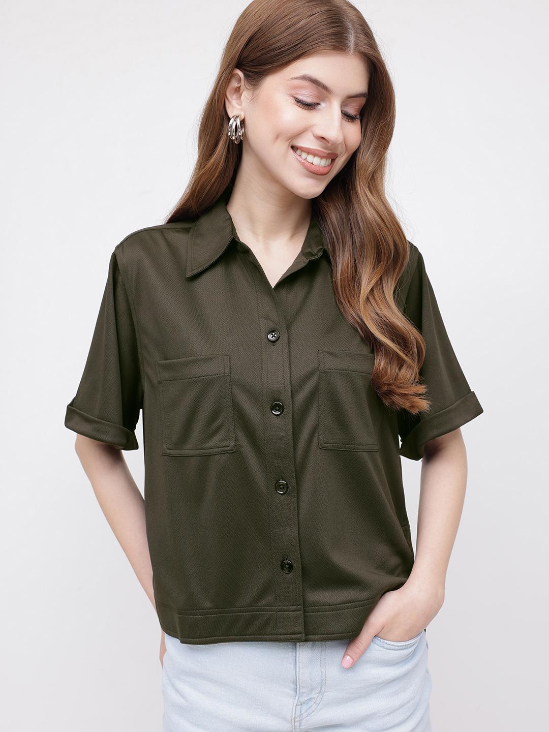 Buy DressBerry X Fwd High Low Pocket Play Shirt - Shirts for Women ...