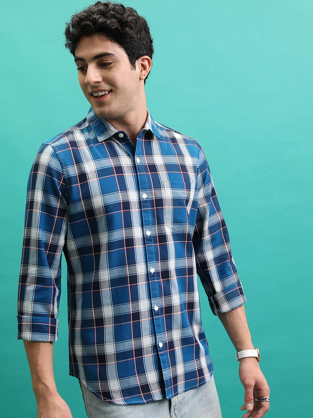 Buy Ketch Men Checked Slim Fit Shirt - Shirts for Men 27515952 | Myntra