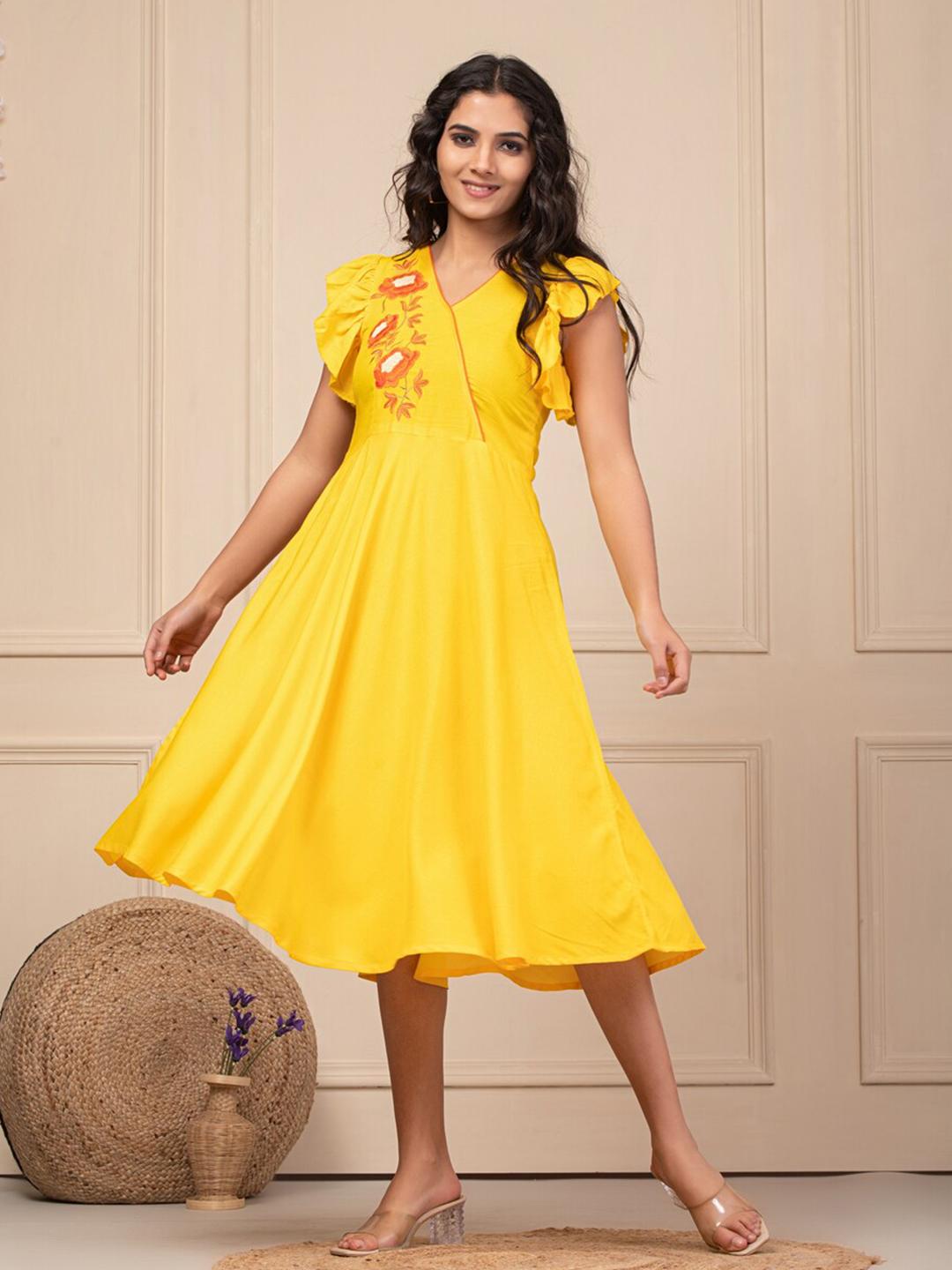 Buy Indi INSIDE Embroidered A Line Dress - Dresses for Women 27519372 ...