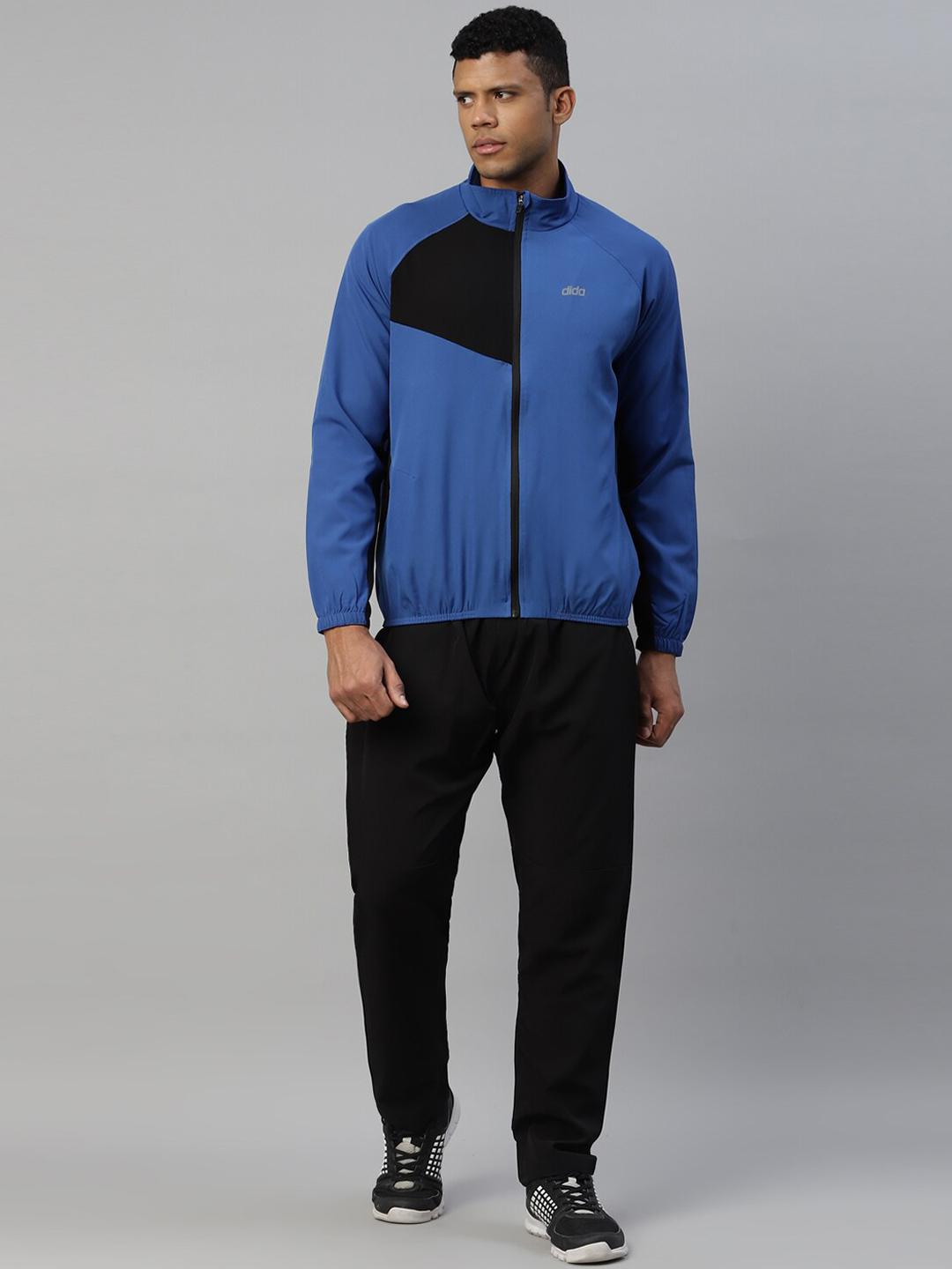 Buy DIDA Colourblocked Lightweight Comfort Fit Activewear Tracksuit ...