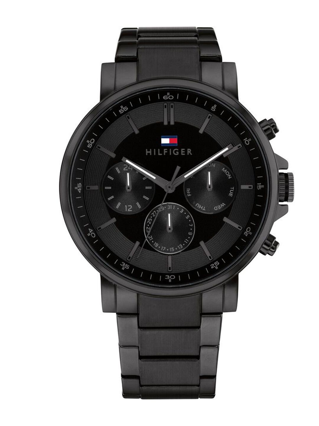 Buy Tommy Hilfiger Multifunction Analog With Black Dial Watch For Men ...