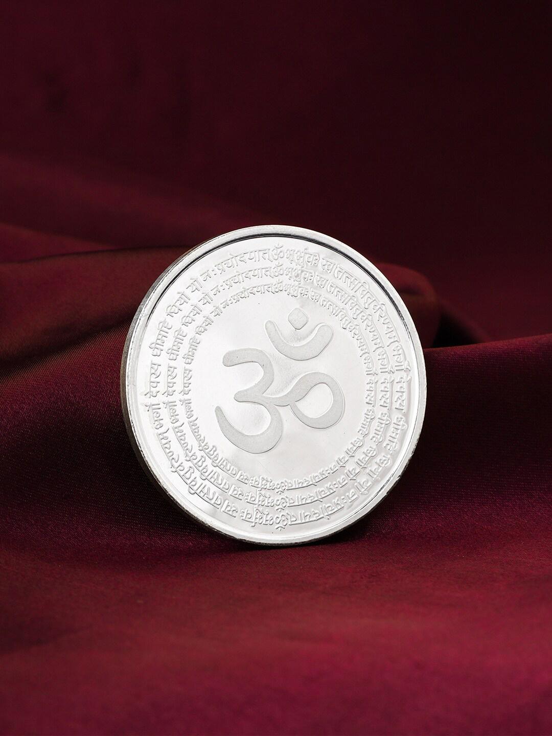 Buy GIVA Om 925 Sterling Silver Coin 50 Gm - Silver Coins for Unisex ...