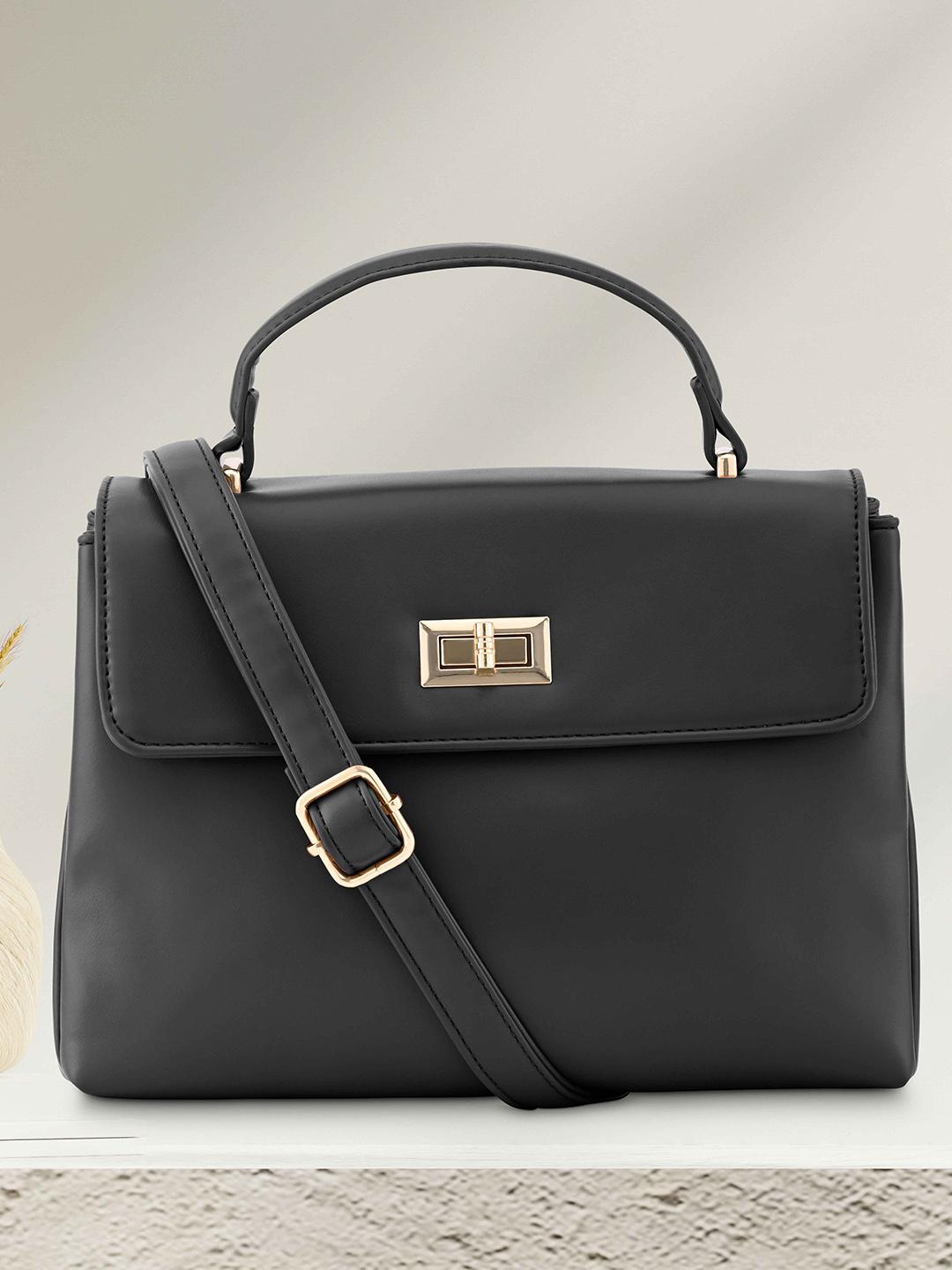 Buy Fastrack Structured Synthetic Leather Satchel Bag - Handbags for ...