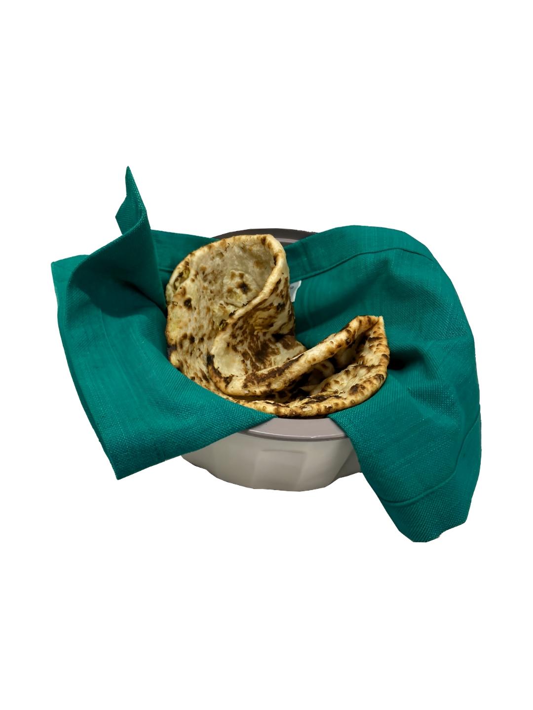 Buy FOVEROS Green 6 Pieces Cotton Roti Napkins - Table Napkins for ...