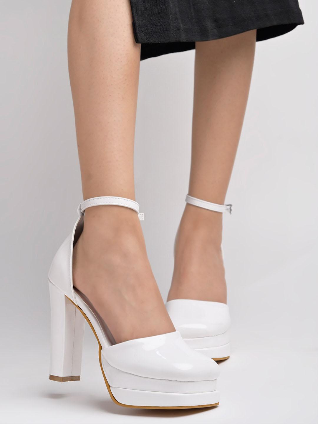 Buy Shoetopia Ankle Loop Platform Heel Pumps - Heels for Women 27629568 ...