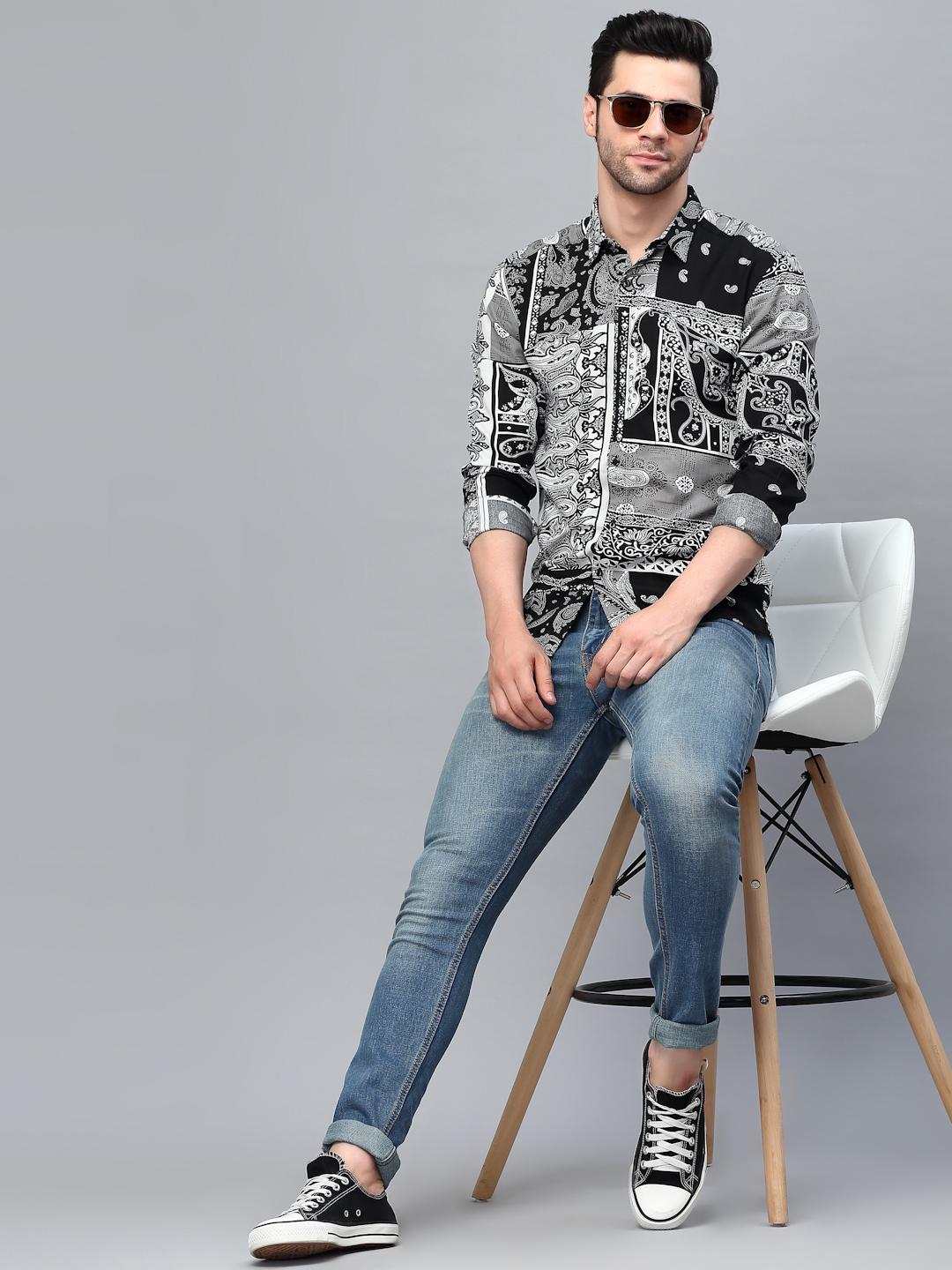 Buy Rigo Paisley Printed Casual Shirt - Shirts for Men 27654526 | Myntra