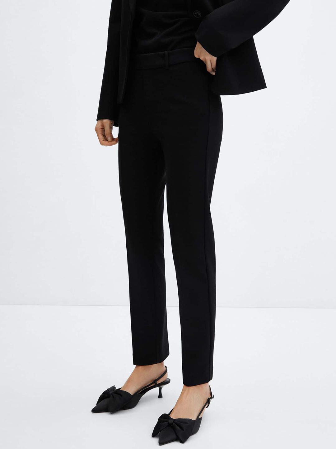 Buy MANGO Women Formal Trousers - Trousers for Women 27737062 | Myntra
