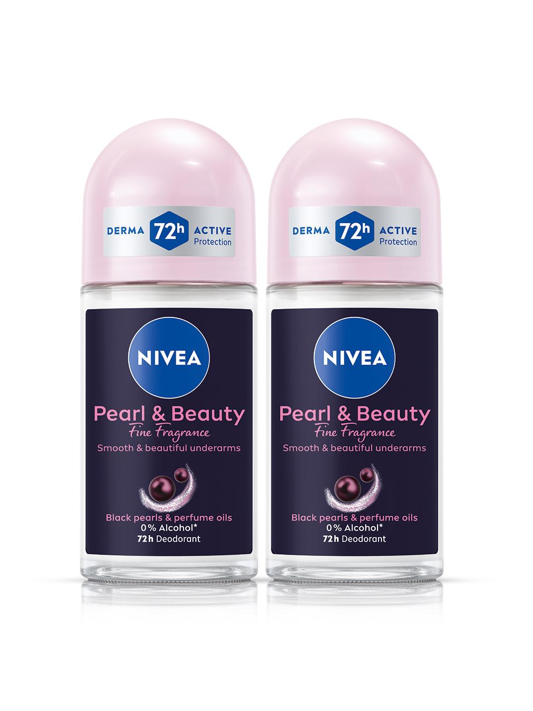 Buy Nivea Women Set Of 2 Pearl & Beauty Fine Fragrance 48Hr Deodorant ...