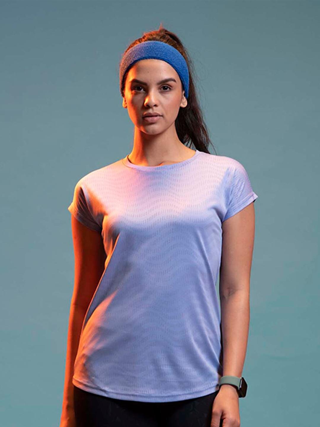 Buy LYRA Women Colourblocked Extended Sleeves Pockets T Shirt - Tshirts ...