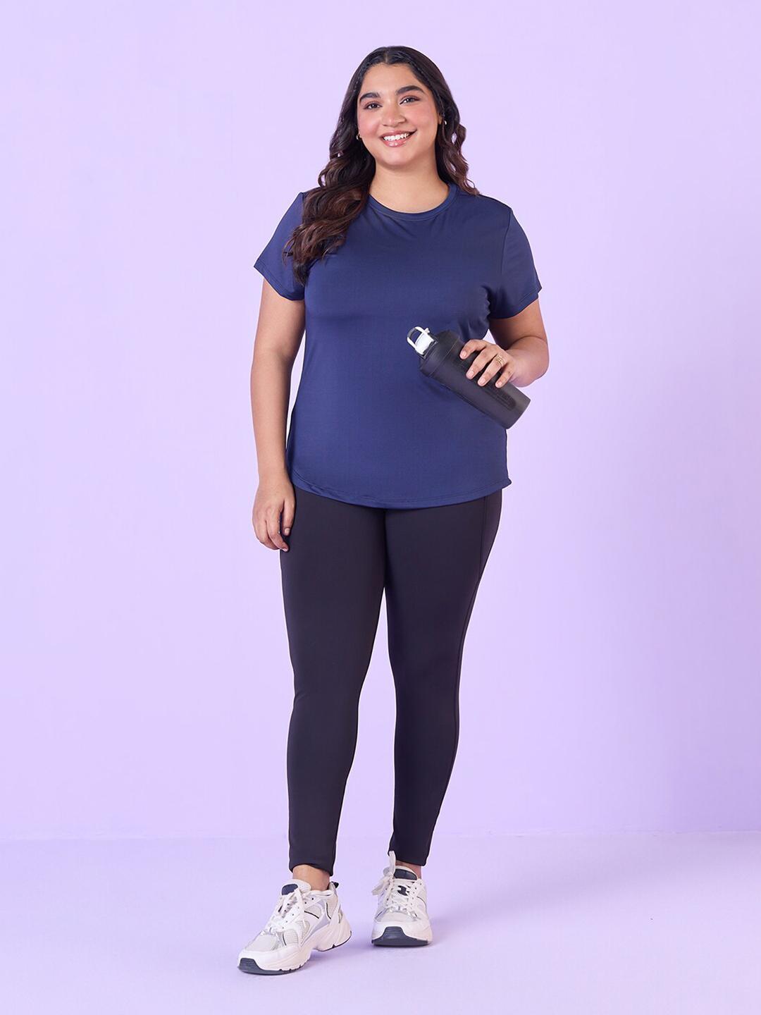 Buy Big Hello The Plus Life Round Neck Training Or Gym T Shirt ...