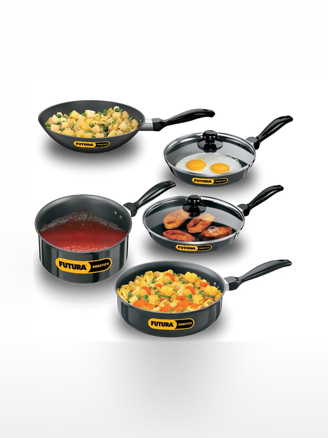 Buy Hawkins Futura Cookware Set 5 Pieces - Cookware Set for Unisex ...