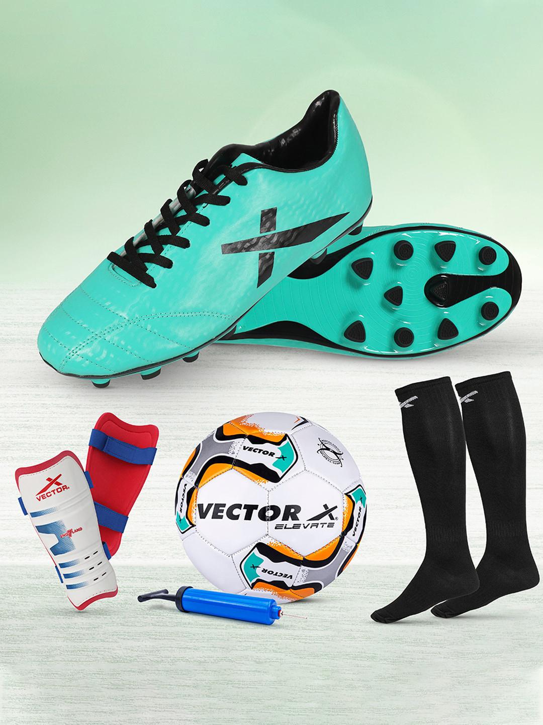Buy VECTOR X NXG Shoes With Pair Of Shin Guard & Stockings Elevate ...