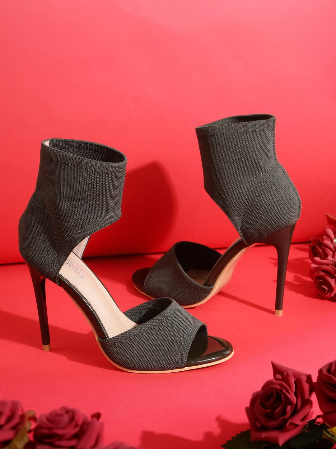 Buy Truffle Collection Textured Block With - Heels for Women 27938842 ...
