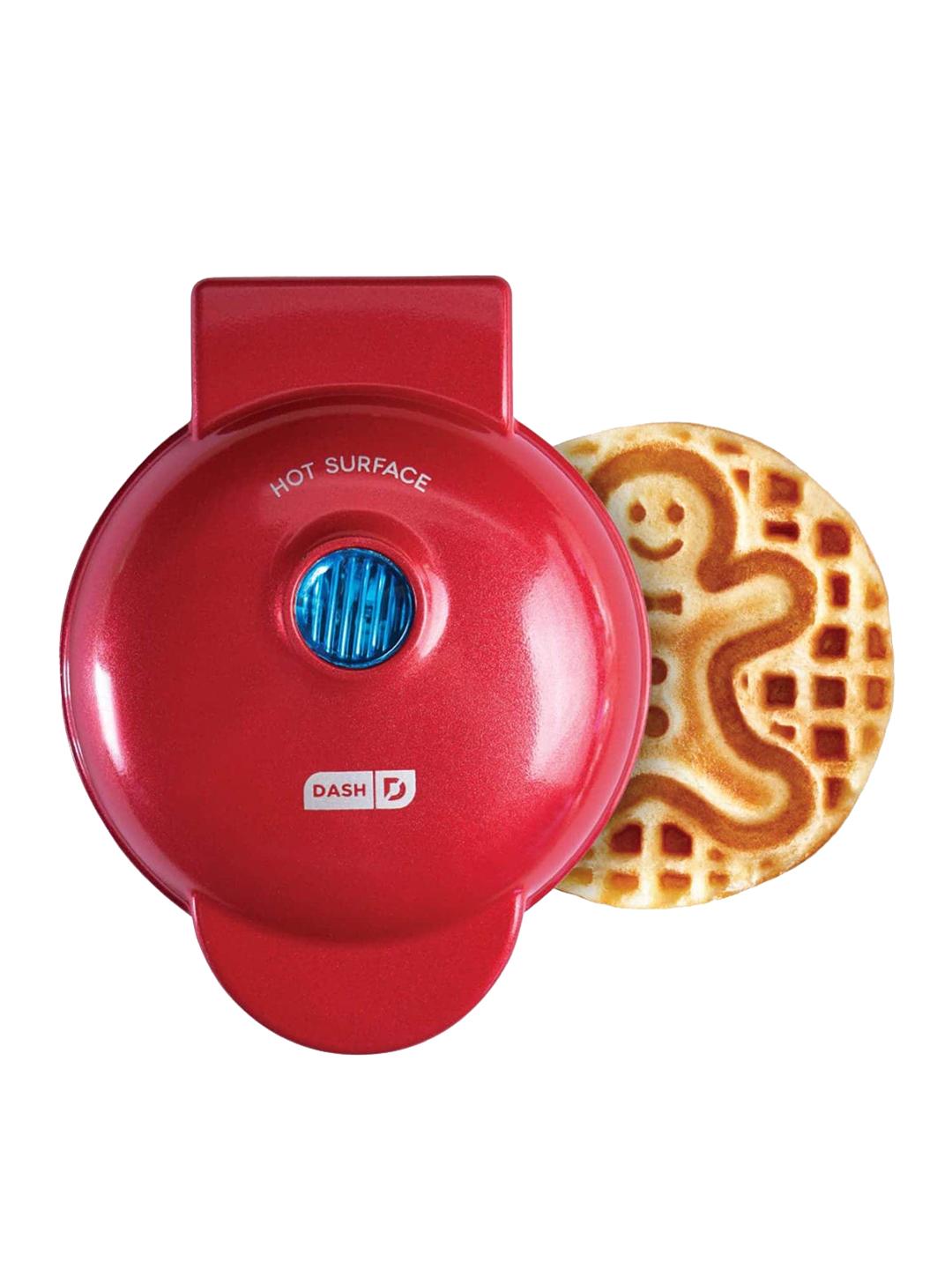 Buy Dash Red Mini Round Waffle Maker 350 W - Sandwich Maker for Unisex ...