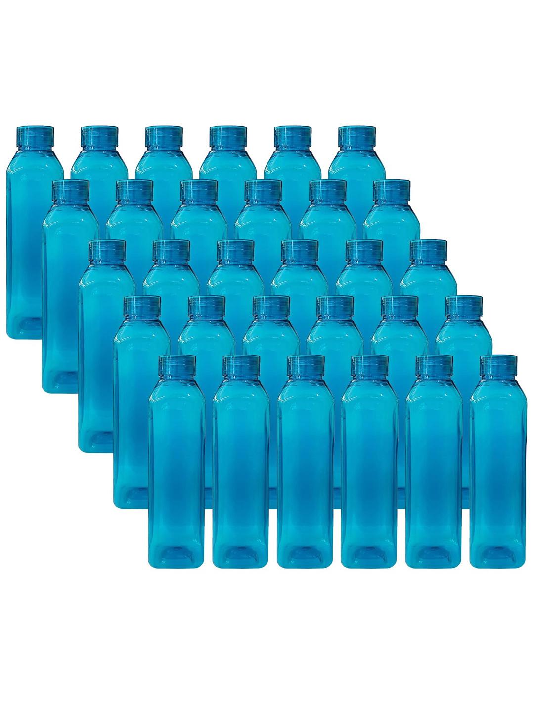 Buy Kuber Industries Blue Solid Plastic BPA Free 30 Piece Water Bottle ...
