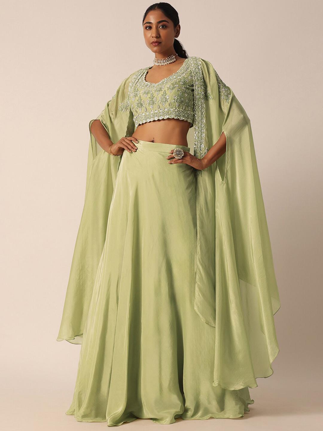 Buy KALKI Fashion Embroidered Beads & Stones Ready To Wear Lehenga ...