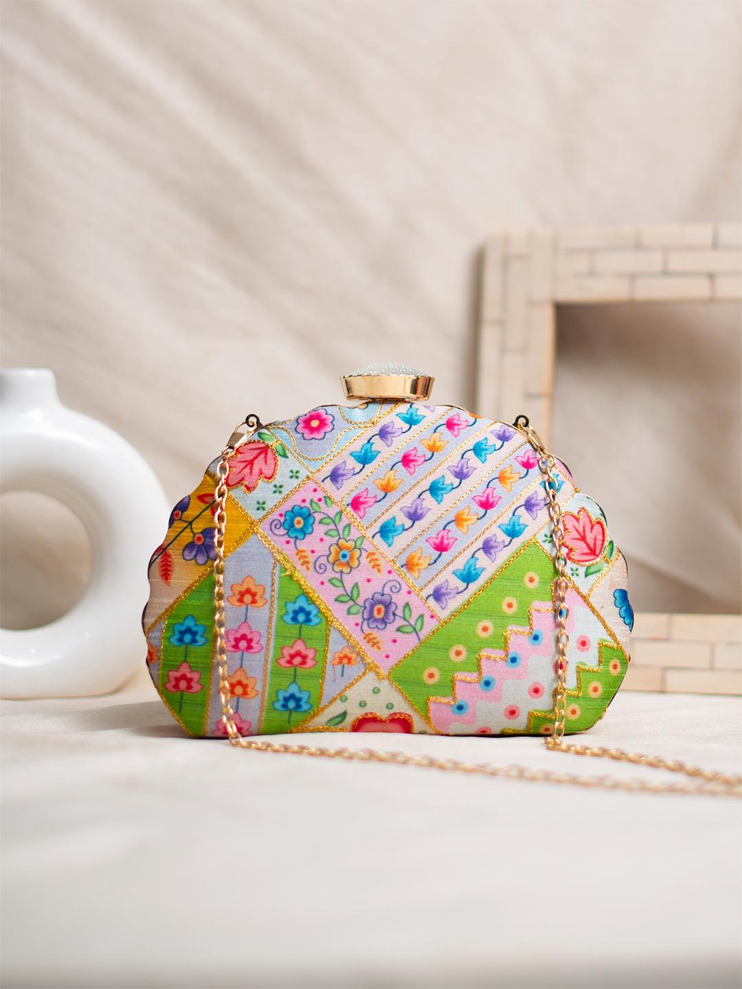 Buy ARTKLIM Printed Box Clutch - Clutches for Women 27973934 | Myntra