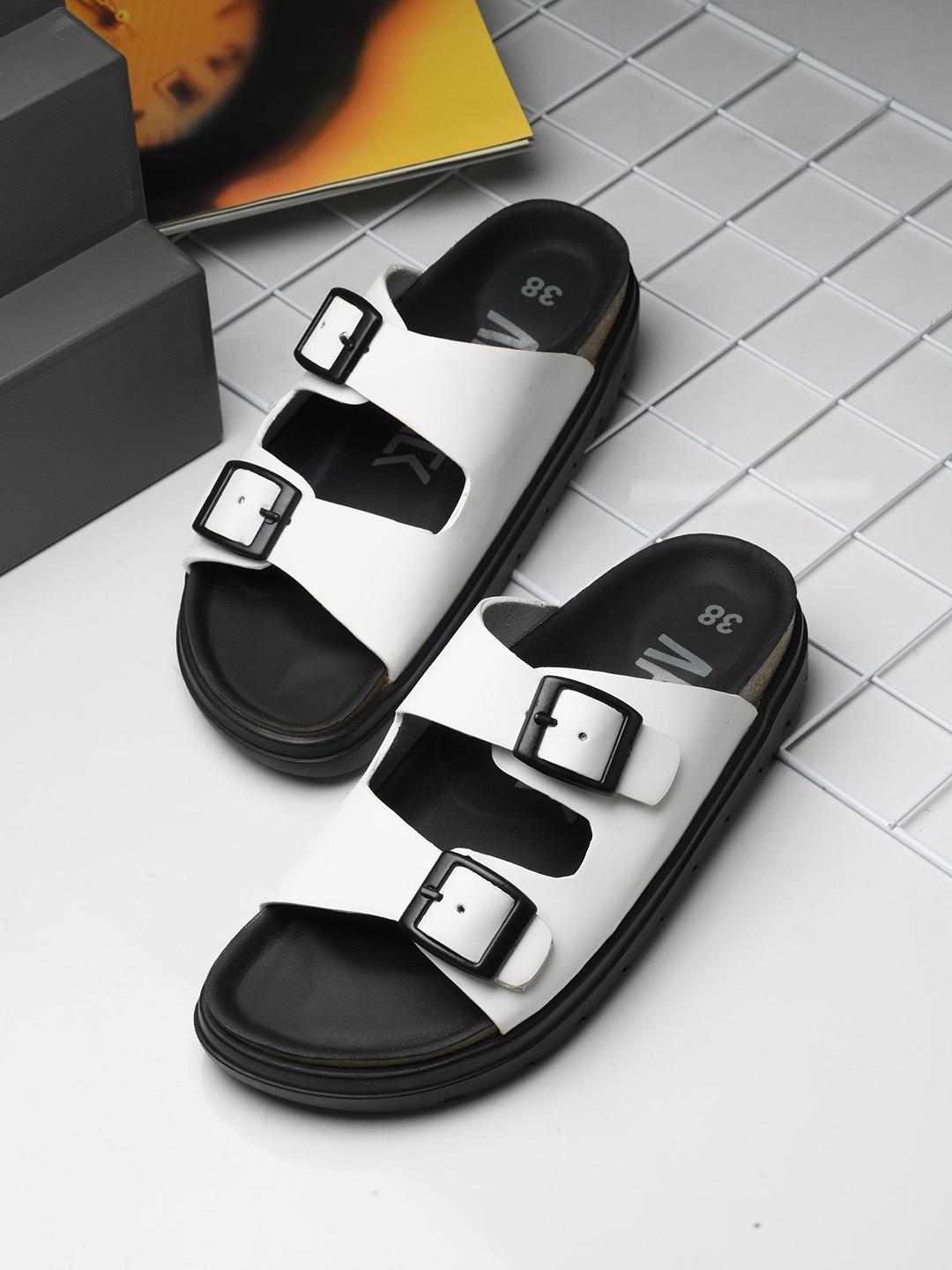 Buy Afrojack Women Leather Orthopedic Flats With Buckles - Flats for ...