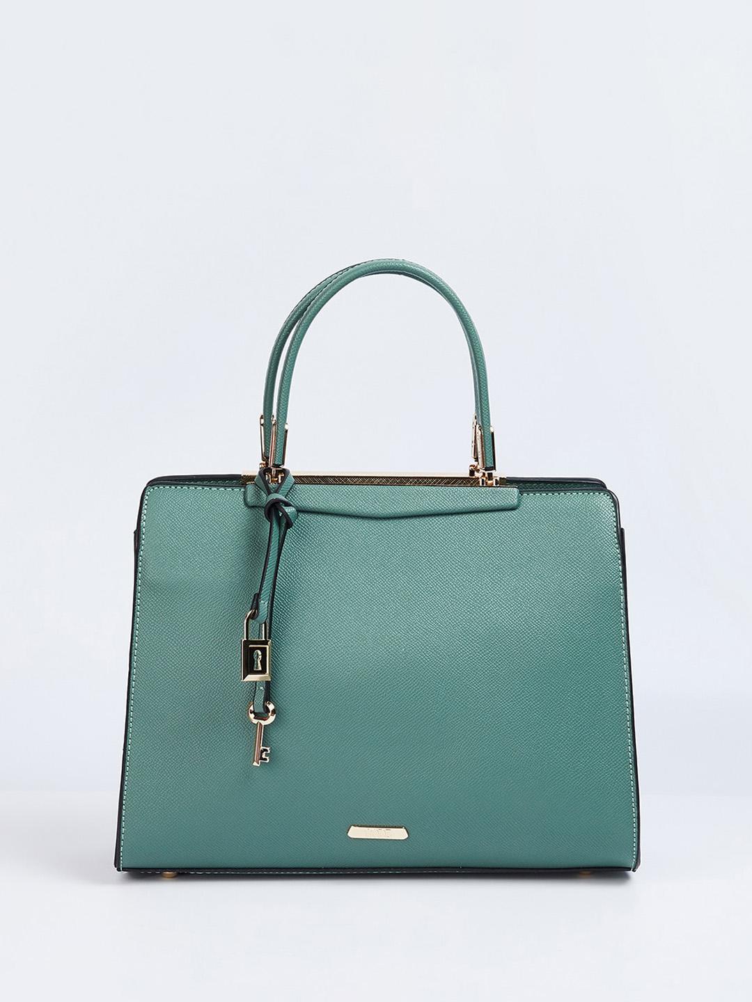 Buy CODE By Lifestyle Textured Structured Handheld Bag - Handbags for ...
